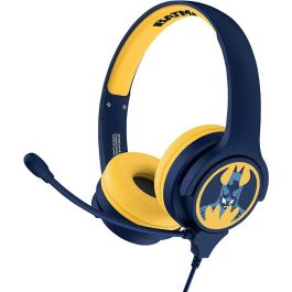 Batman Headphones with Detachable Boom Microphone & Audio Volume ...